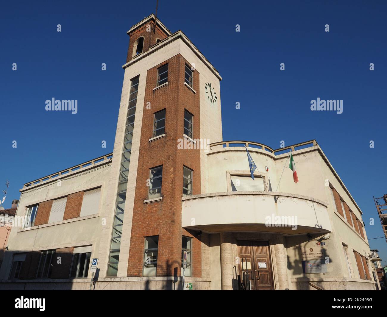 CHIVASSO, ITALY - CIRCA DECEMBER 2021: Casa del Fascio building, former ...