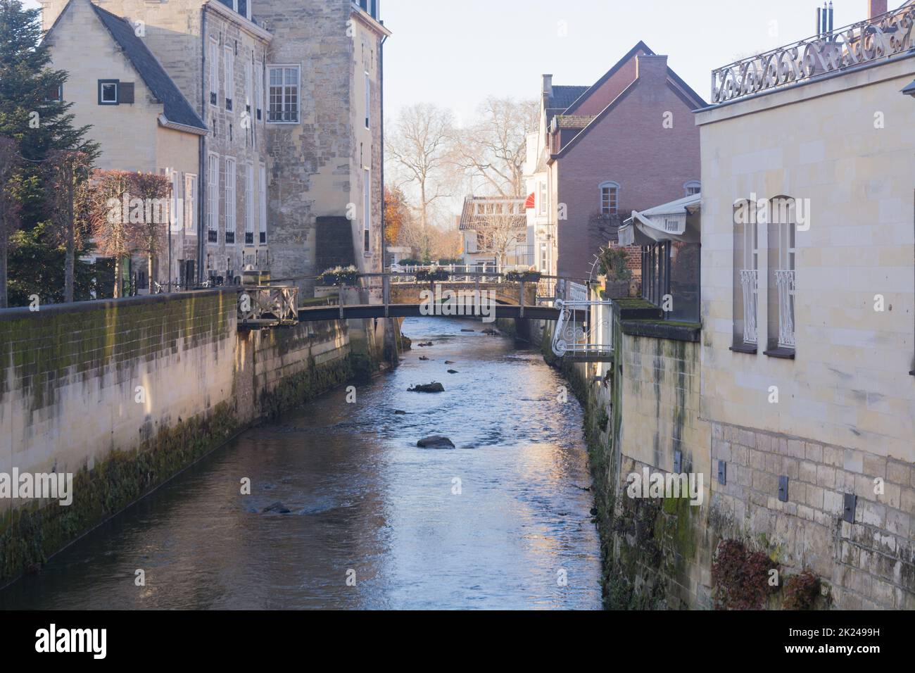 Valkenburg; NETHERLANDS - DECEMBER 04, 2019: Map, street map of ...