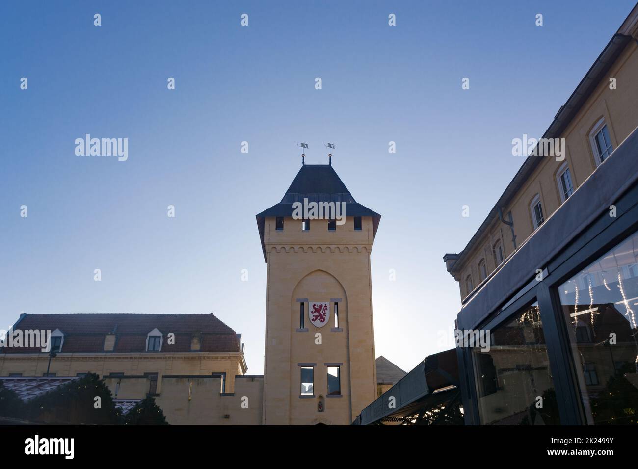 Valkenburg; NETHERLANDS - DECEMBER 04, 2019: Map, street map of ...