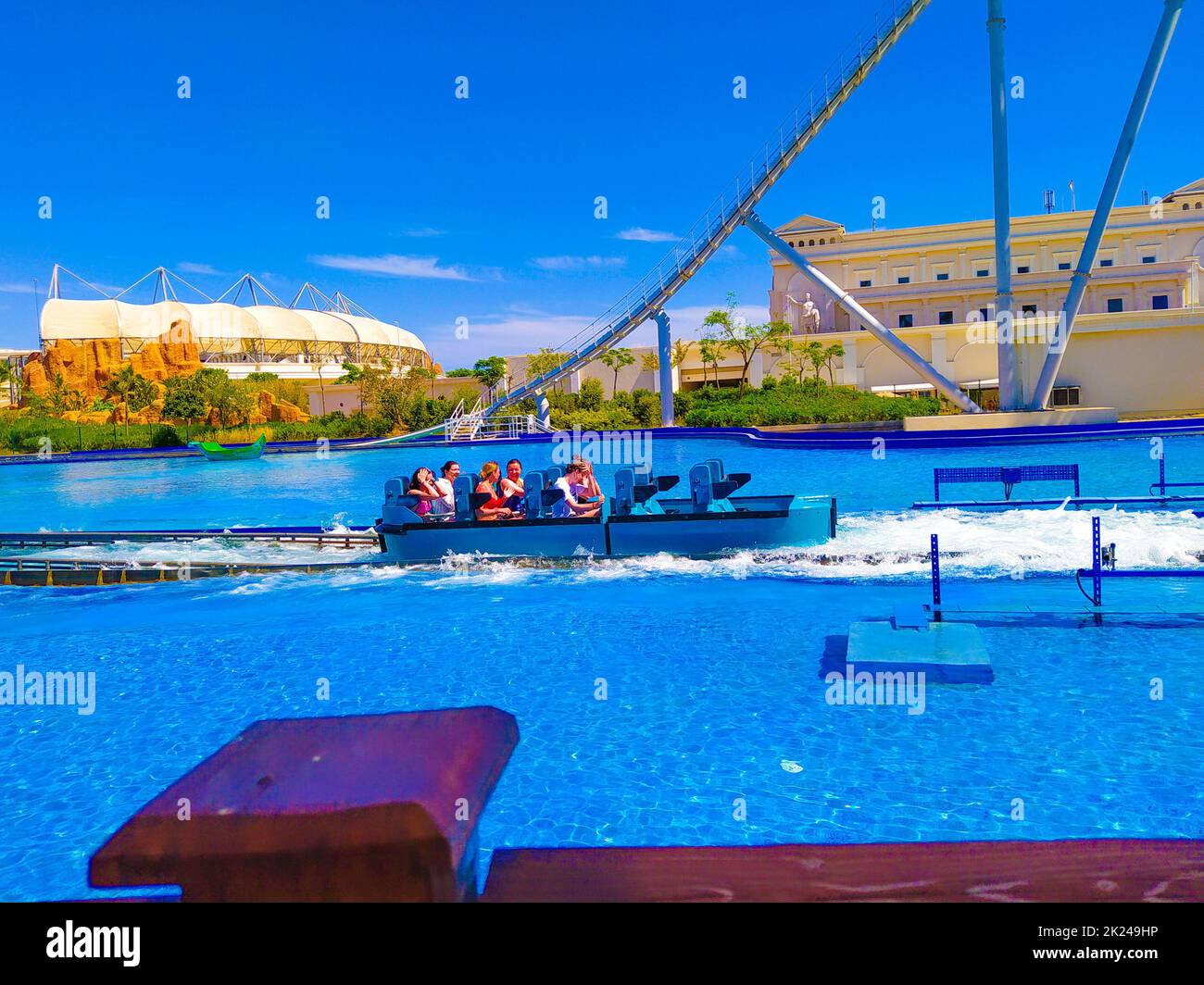 Belek, Antalya, Turkey - May 15, 2021: The Land of Legends theme park ...