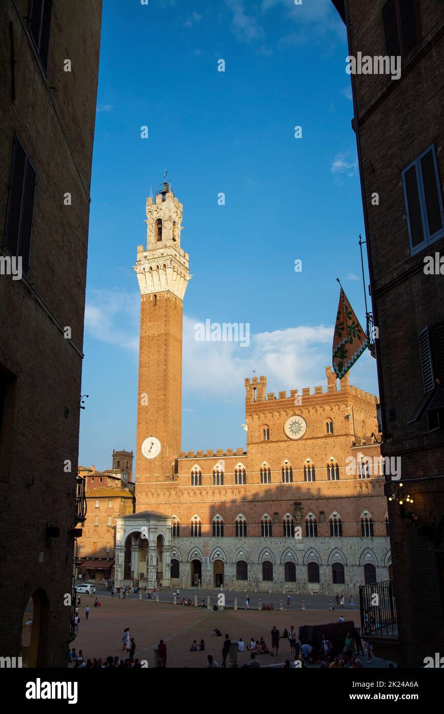 The Palazzo Pubblico is a palace in Siena, Tuscany, central Italy, and ...