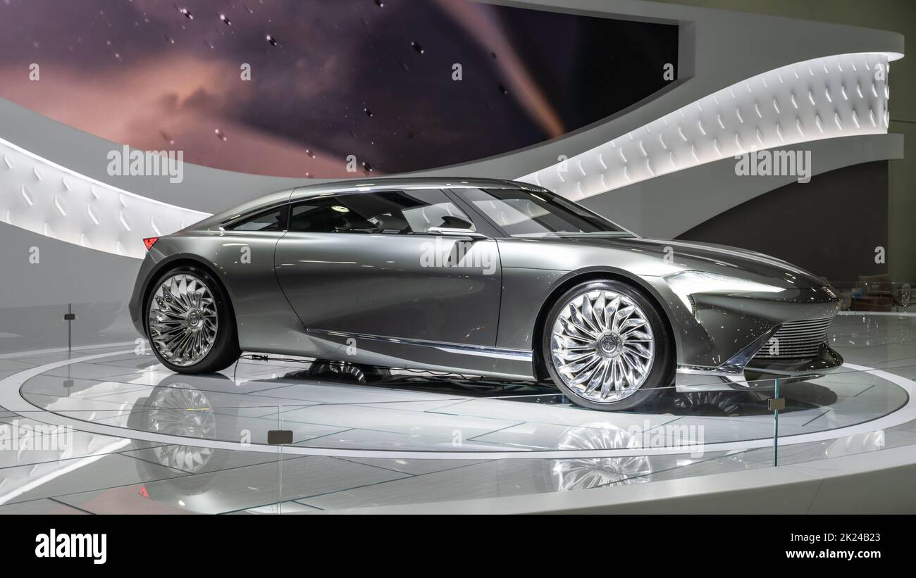 DETROIT, MI/USA - SEPTEMBER 14, 2022: A Buick Wildcat EV Concept car at ...