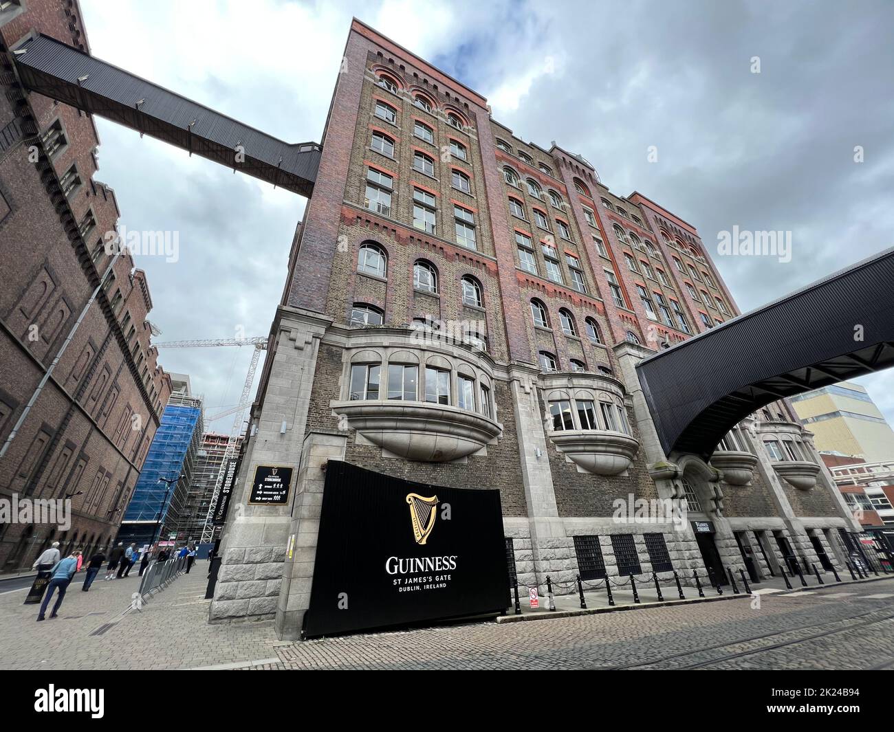 St. James's Gate, located off the south quays of Dublin, on James's ...