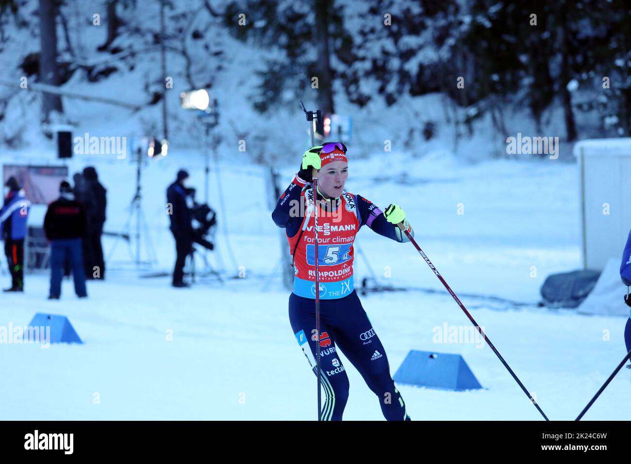 Denise Herrmann (WSC Erzgebirge Oberwiesenthal) beim IBU Biathlon ...