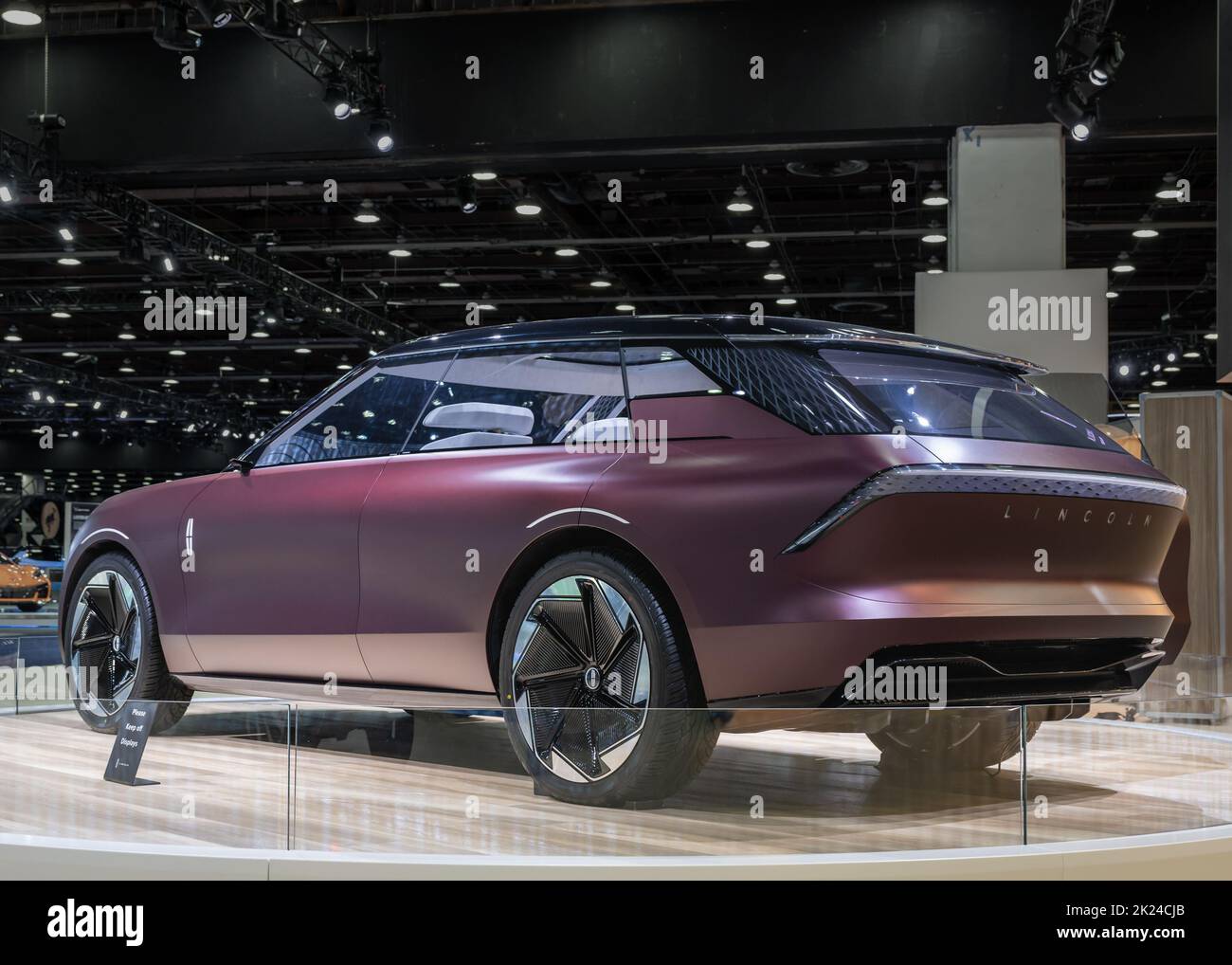DETROIT, MI/USA - SEPTEMBER 15, 2022: A Lincoln Star EV Concept car at ...