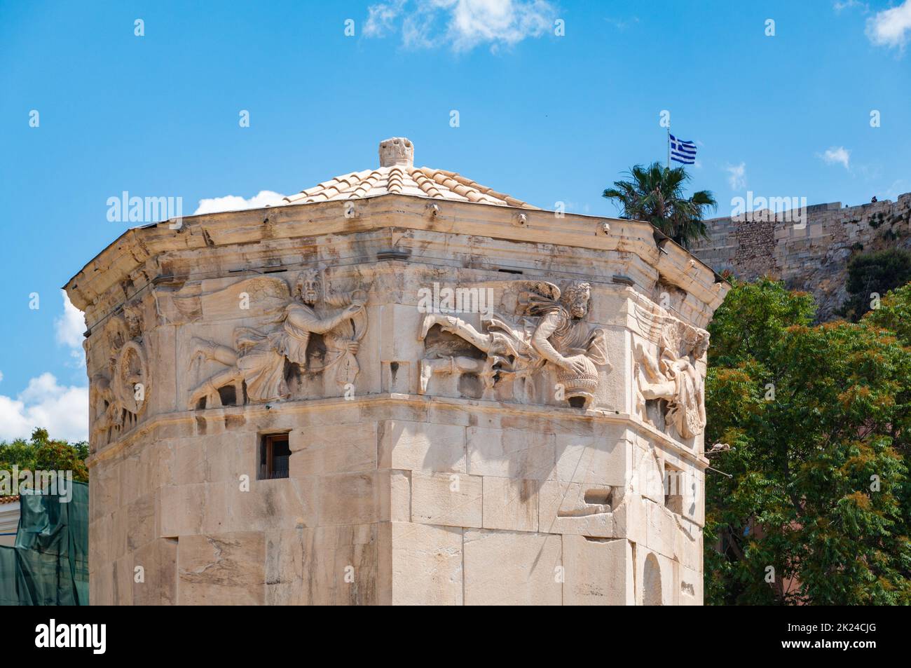 A picture of the Tower of the Winds monument in Athens Stock Photo - Alamy