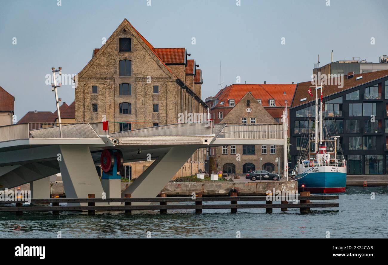A picture of the Copenhagen Docks Stock Photo - Alamy