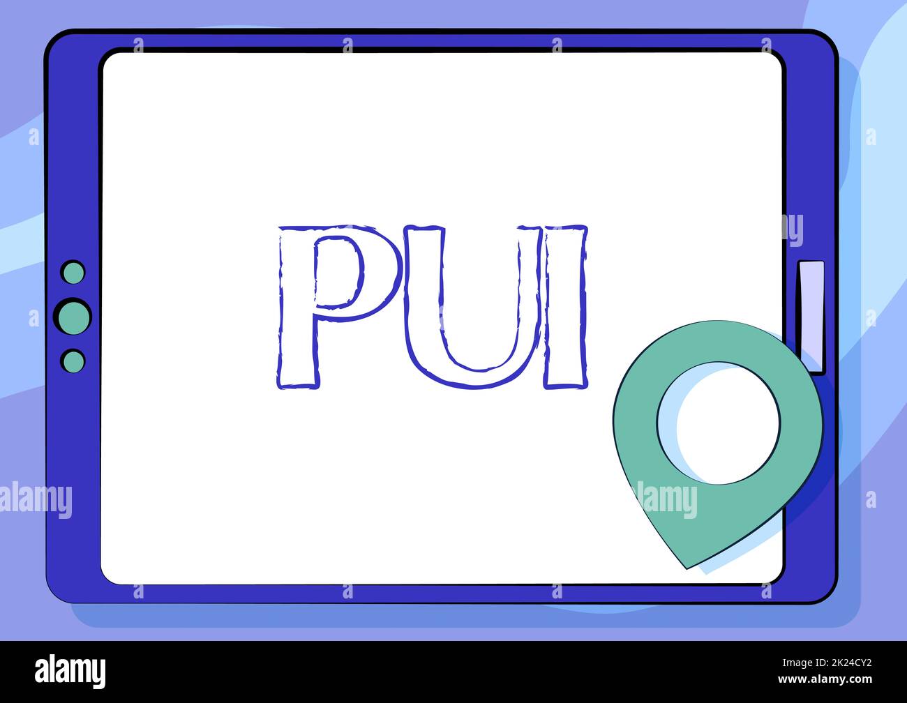 Sign displaying Pui, Word Written on person that has acute respiratory ...
