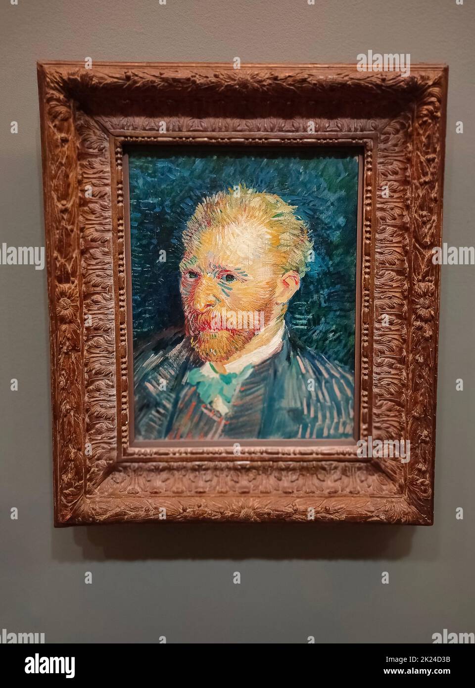 Paris, France - December 30, 2021: Self-Portrait by Vincent van Gogh ...