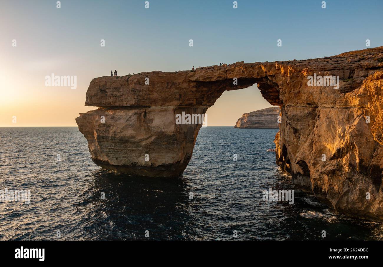A picture of the former (now collapsed) Azure Window, in Gozo (Malta ...