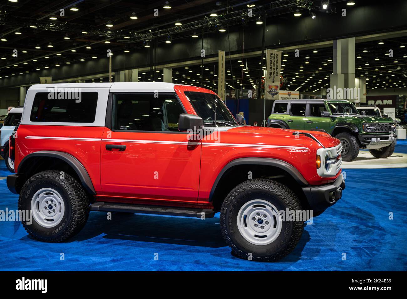 DETROIT, MI/USA - SEPTEMBER 15, 2022: A 2023 Ford Bronco Heritage ...