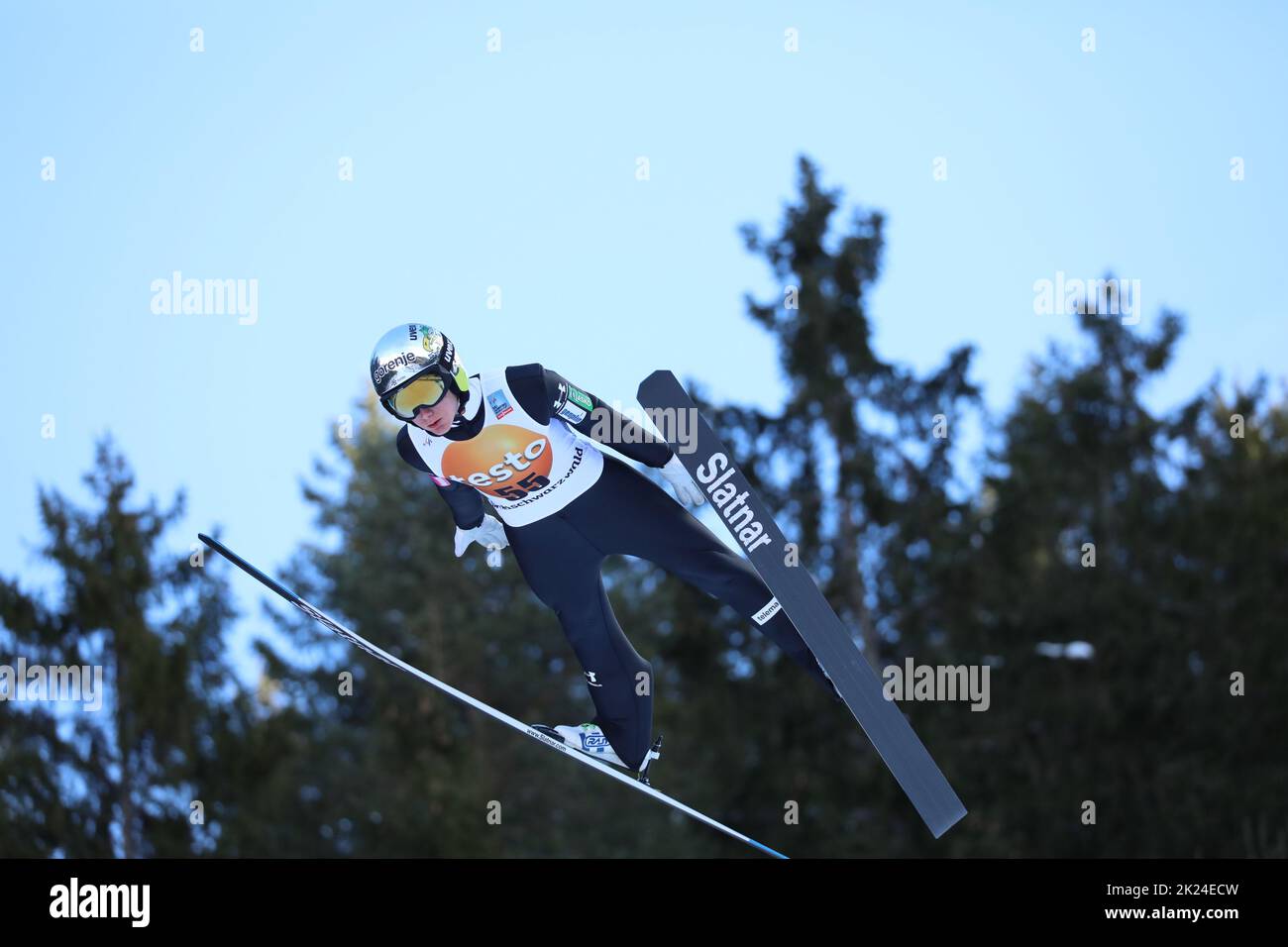 Cene Prevc (Slowenien / Slo) beim FIS Weltcup Skispringen Qualifikation ...