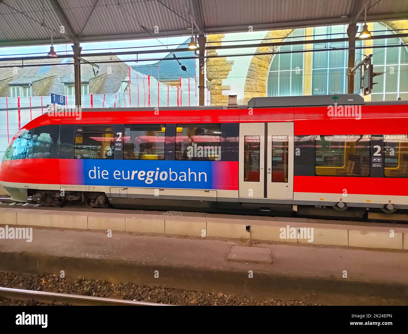 Aachen, Germany - January 03, 2022: Bayerisches Regiobahn train during ...