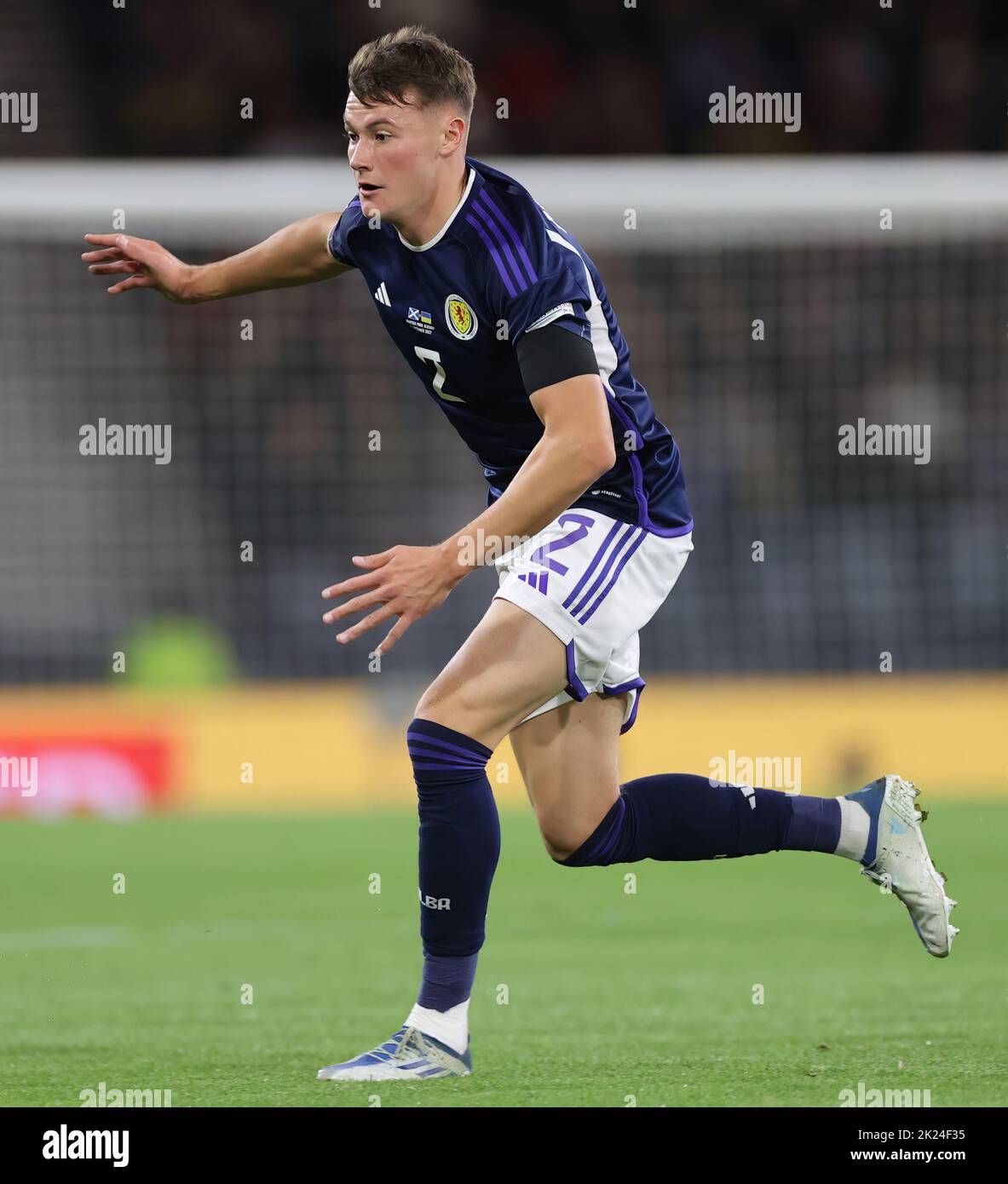 Scotland’s Nathan Patterson during the UEFA Nations League match at ...