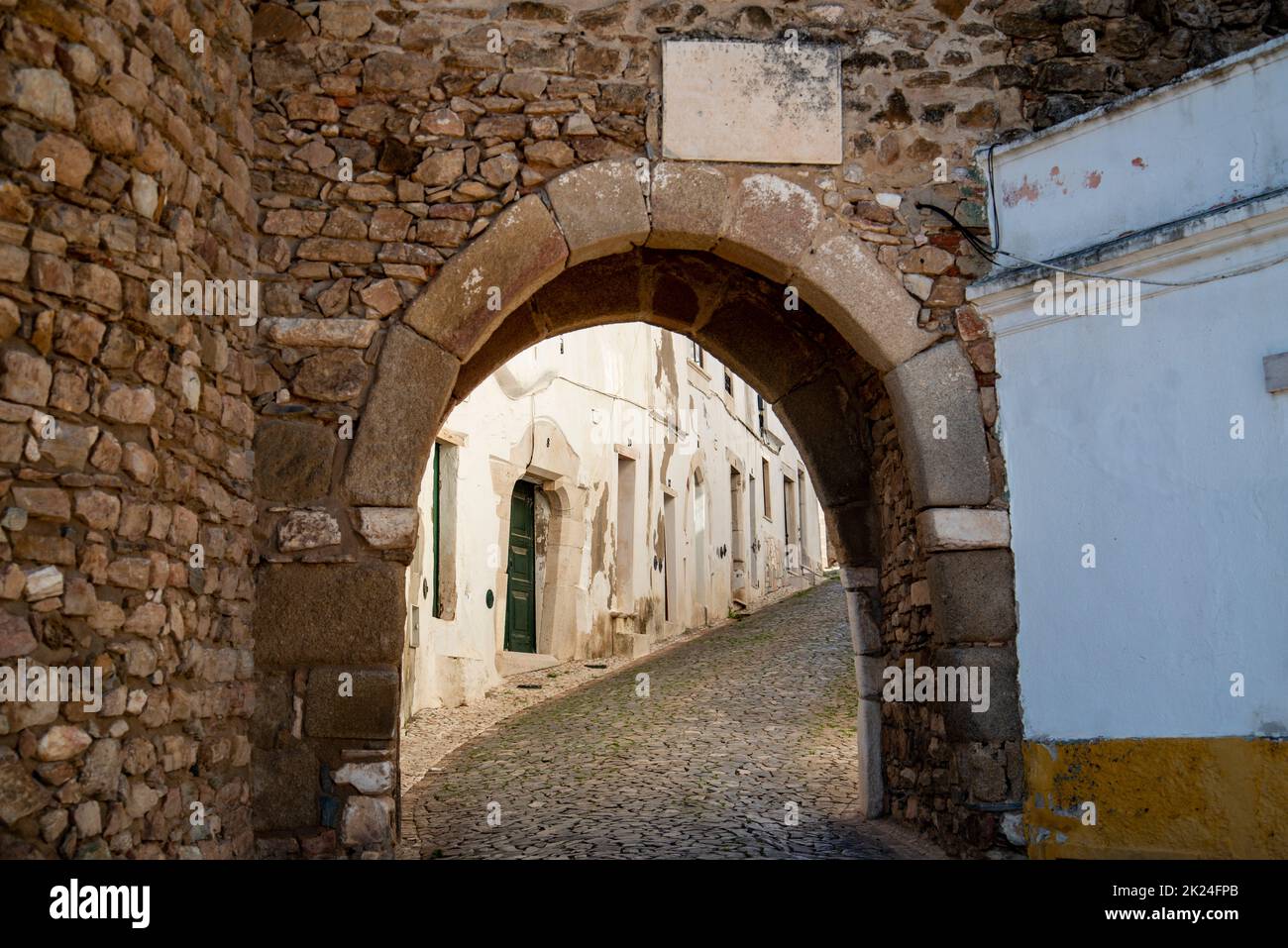 the Castelo in the old Town of Estremoz in Estremoz in Portugal ...
