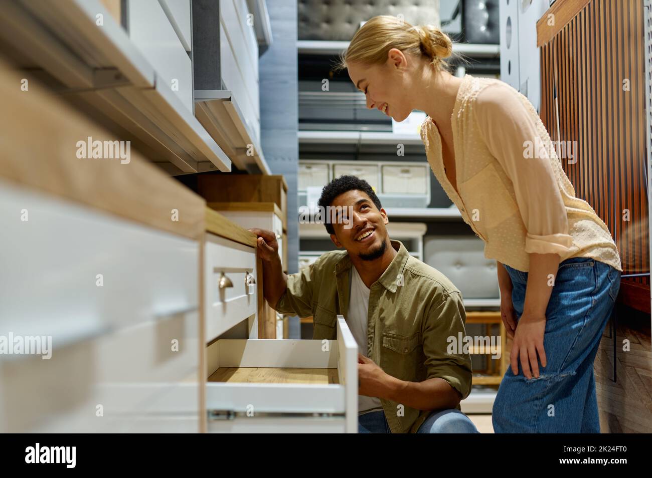 People looking in cupboard hi-res stock photography and images - Alamy