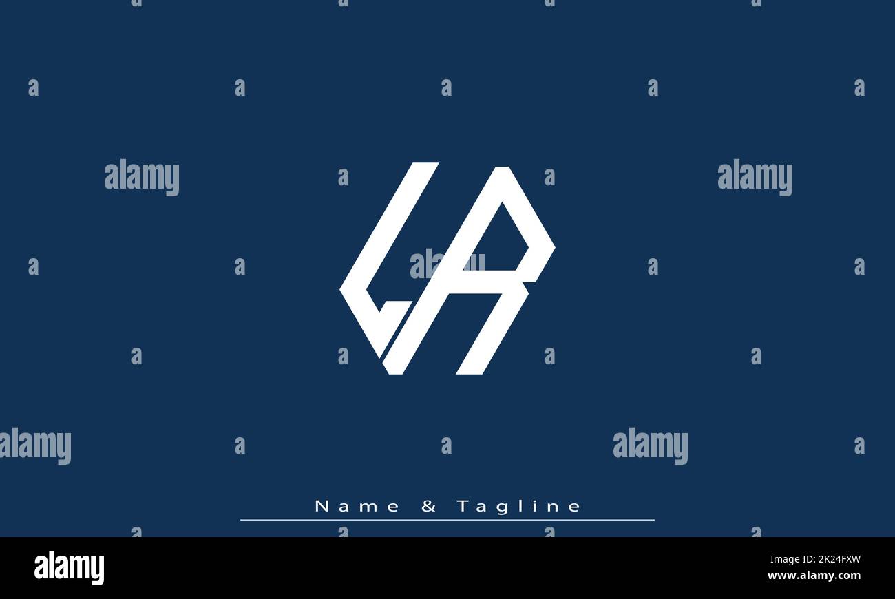 Alphabet letters Initials Monogram logo LR , RL Stock Vector Image ...