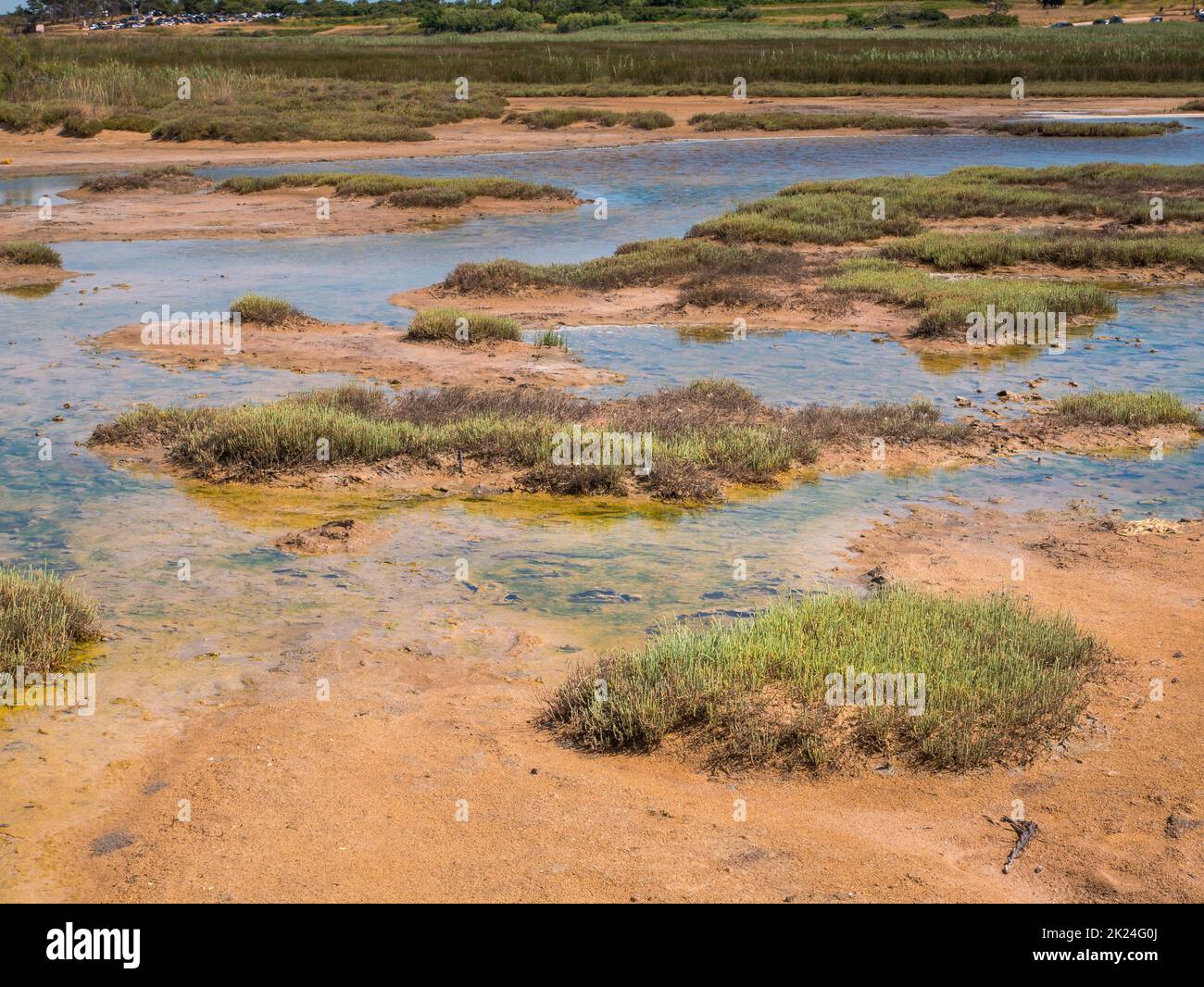 Peloid medicinal mud in Nin town, the Zadar County of Croatia, Europe ...