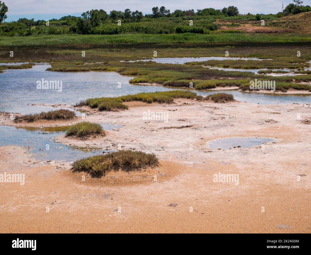 Peloid medicinal mud in Nin town, the Zadar County of Croatia, Europe ...