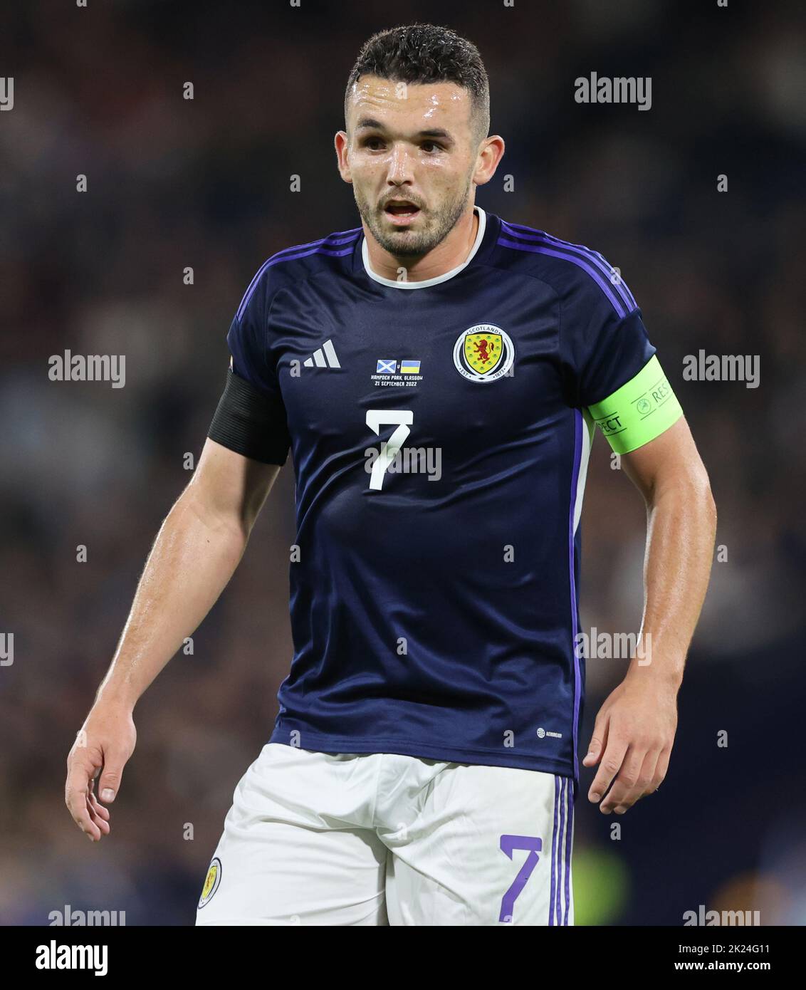 Scotland’s Captain John McGinn during the UEFA Nations League match at ...