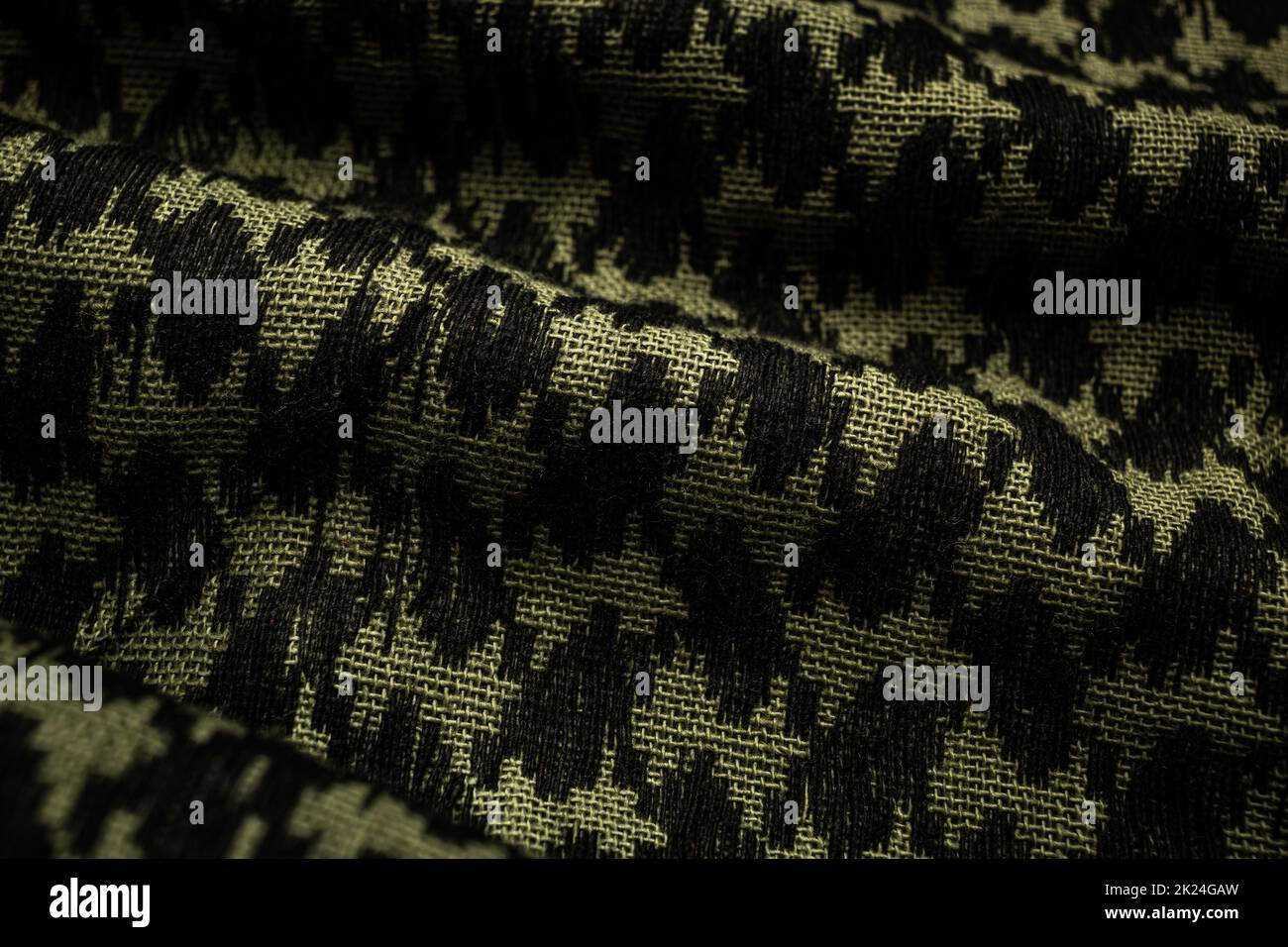 Keffieh scarf. The texture of the cotton traditional symbolic arabian ...