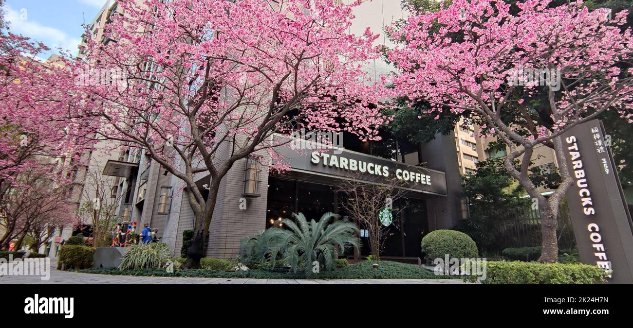 linkou, Taiwan - Jan 31, 2022 : Starbucks in linko, New Taipei City ...
