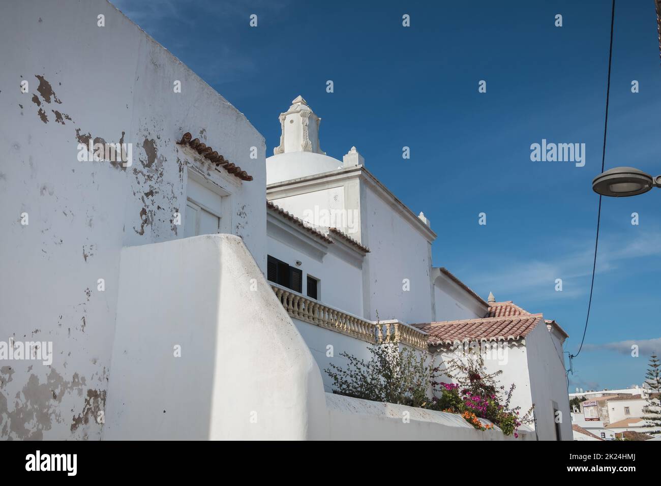 Albufeira, Portugal - May 3, 2018: architecture detail of typical ...