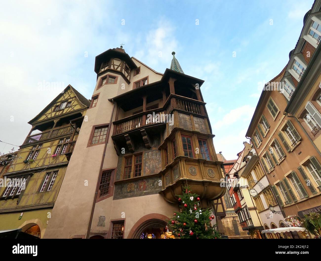 Colmar, France - December 30, 2021: The famous Renaissance Pfister ...