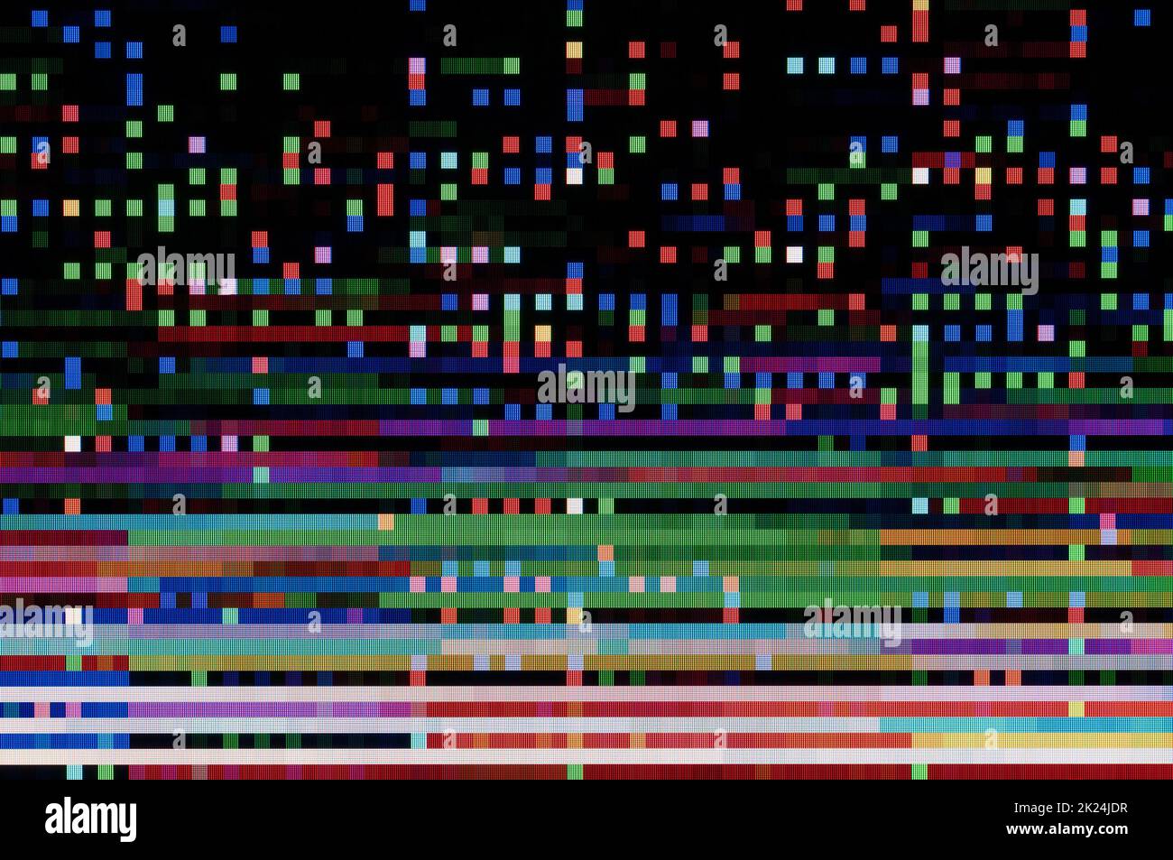 Abstract background, pattern of a digital glitch Stock Photo - Alamy