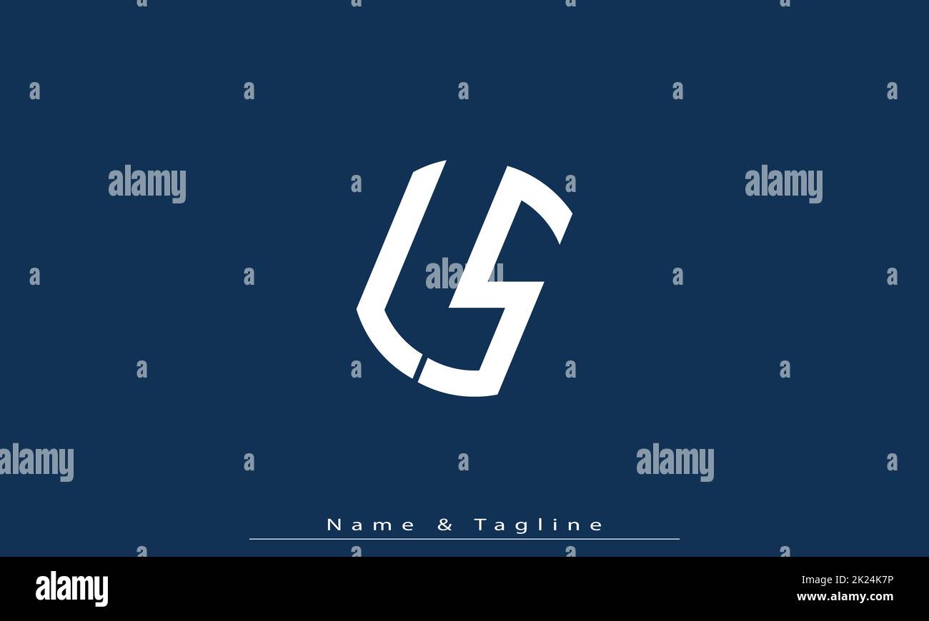 Alphabet letters Initials Monogram logo LS , SL Stock Vector Image ...