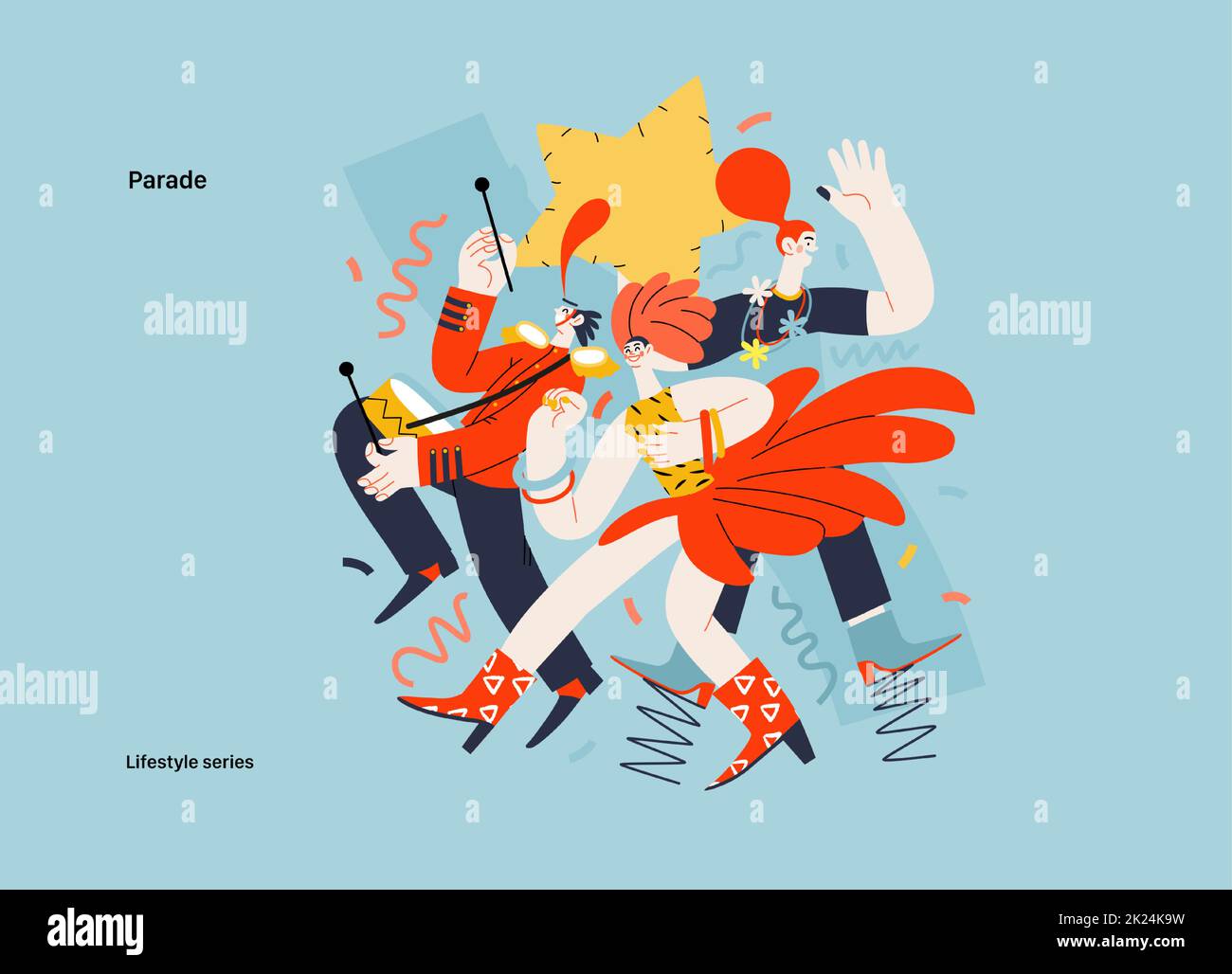 Man in parade uniform Stock Vector Images - Alamy