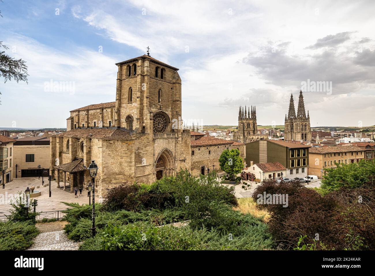 Iglesia De San Esteban, Church of St. Stephan in Burgos, Spain. It ...