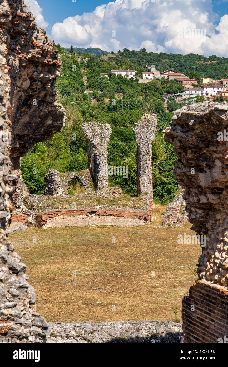 The Roman amphitheater of Amiternum was the main amphitheater of the ...
