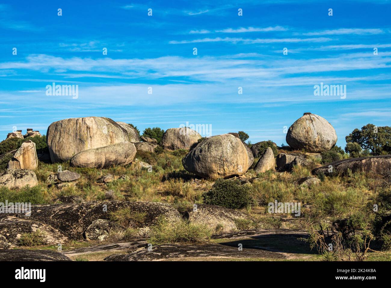 Los Barruecos Natural Monument, Malpartida de Caceres, Extremadura in ...