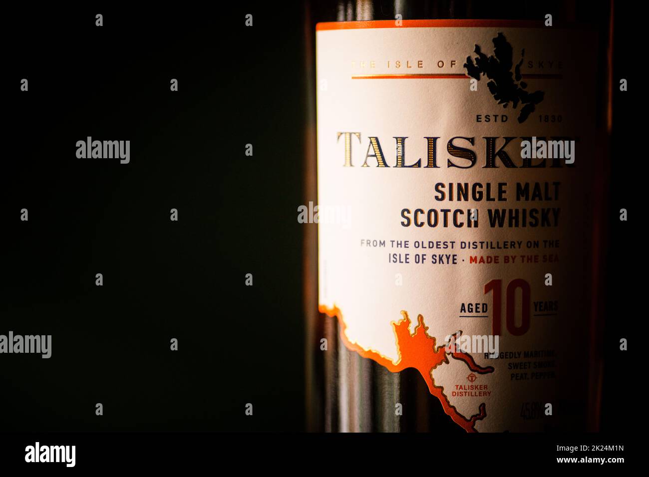Talisker logo hi-res stock photography and images - Alamy