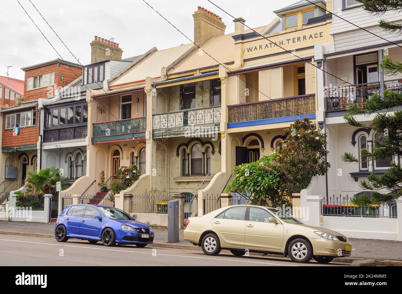 Scott street newcastle new south wales australia hi-res stock ...