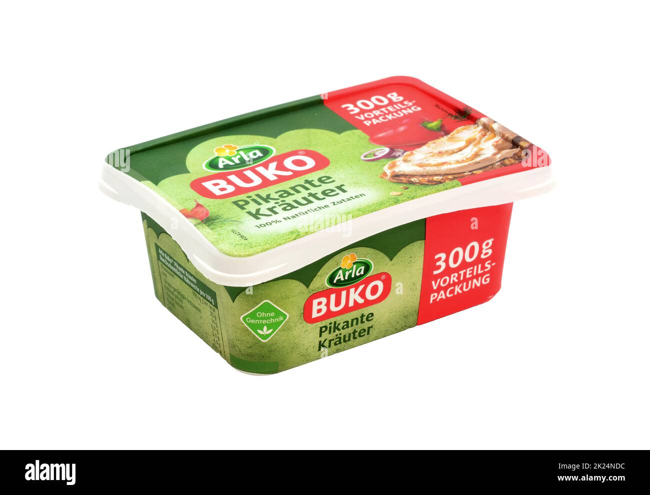 PRAGUE, CZECH REPUBLIC – JANUARY 28, 2022: Buko spicy herbs creamy ...