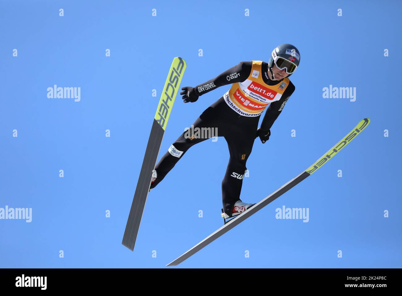 Jarl Magnus Riiber (Norwegen) war in Schonach Nordische Kombination ...