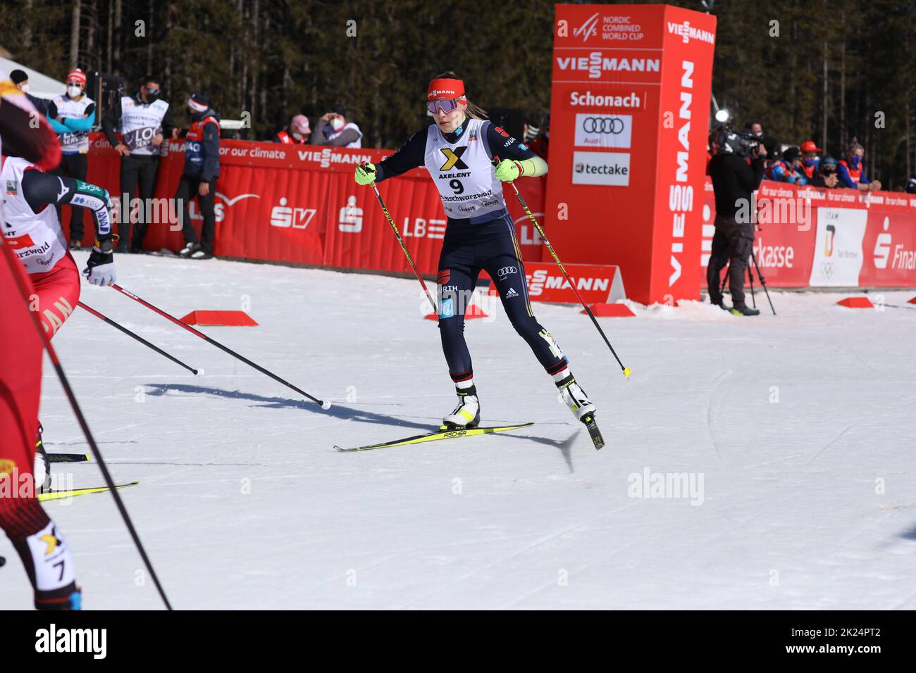 Jenny Nowak (SC Sohland) in Schonach Nordische Kombination ...