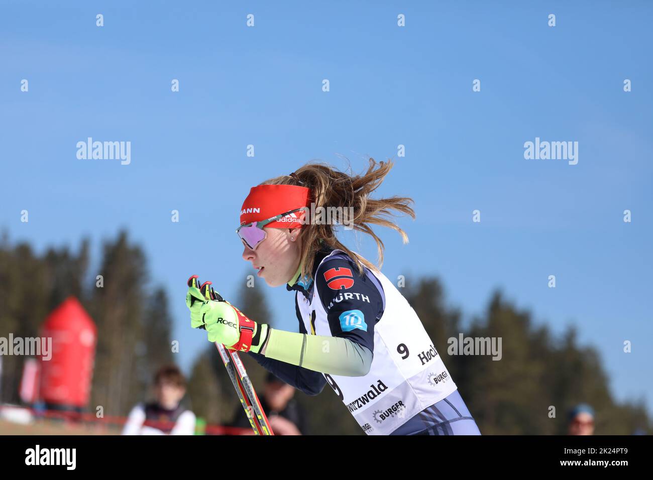 Jenny Nowak (SC Sohland) in Schonach Nordische Kombination ...