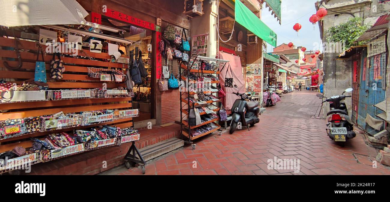 Lukang Old Street, Changhua - Mar 17, 2022 : Changhua Lukang has always ...