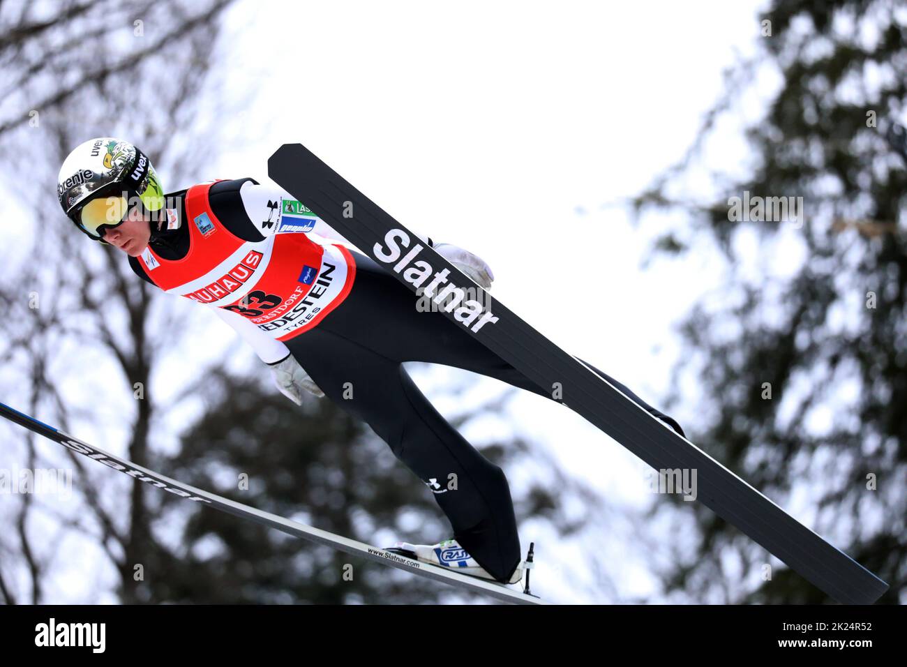 Cene Prevc (Slowenien / Slo) beim FIS-Weltcup 2022 Skifliegen ...