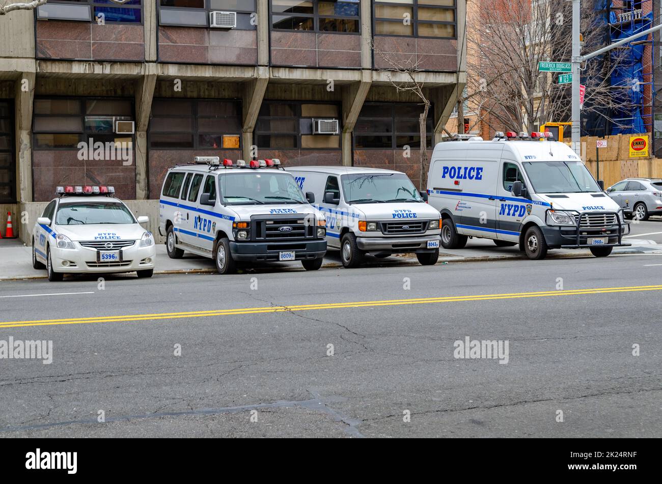 NYPD Different New York Police Department cars and trucks and van ...