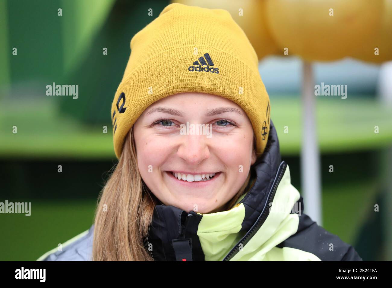Skilangläuferin Katherine Sauerbrey beim Medientag Europapark Rust ...