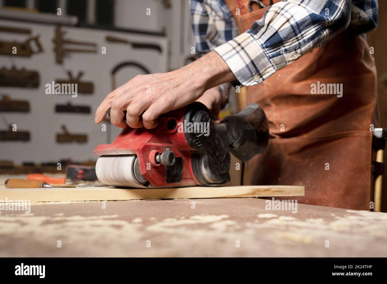 Close up footage professional craftsman hi-res stock photography and ...