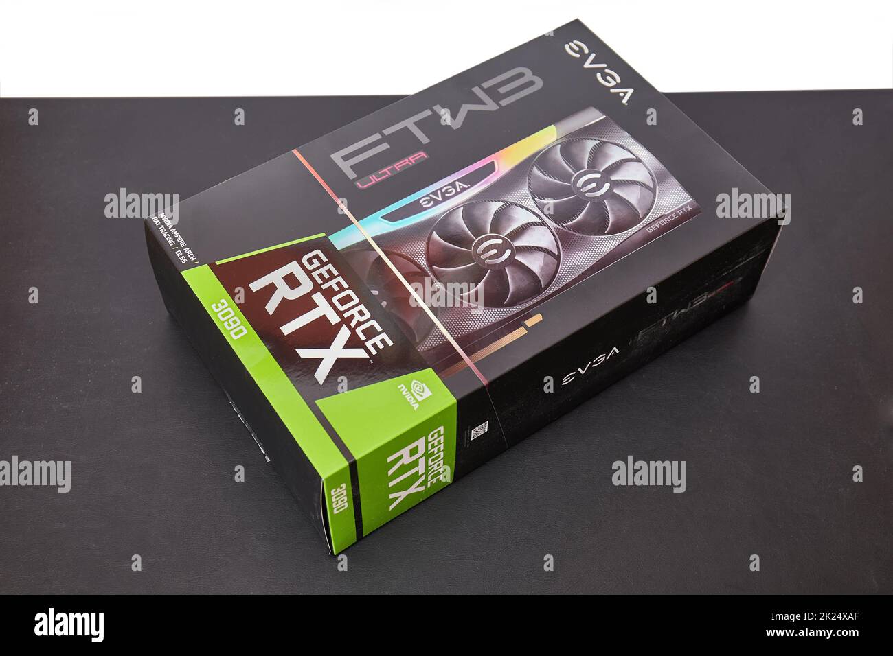 Budapest, Hungary - Circa 2020: Nvidia Geforce RTX 3090 Graphics Card ...