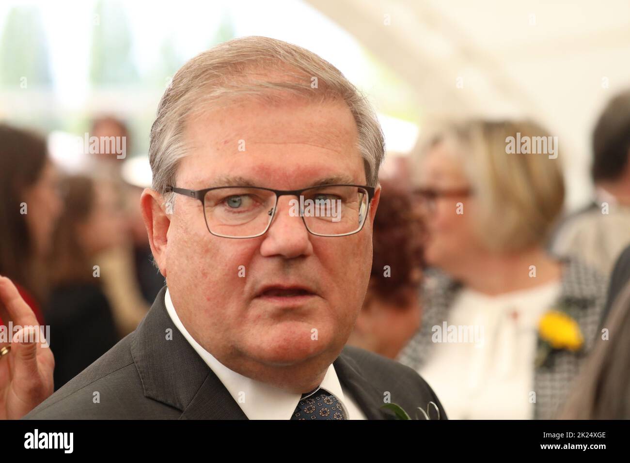 Joachim Schuster (Bürgermeister der Stadt Neuenburg am Rhein) bei der ...