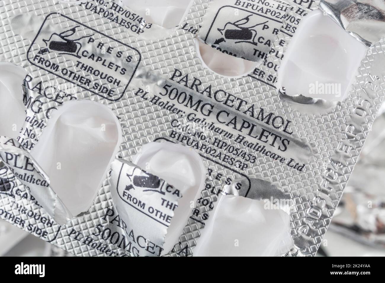 Empty paracetamol packaging hi-res stock photography and images - Alamy