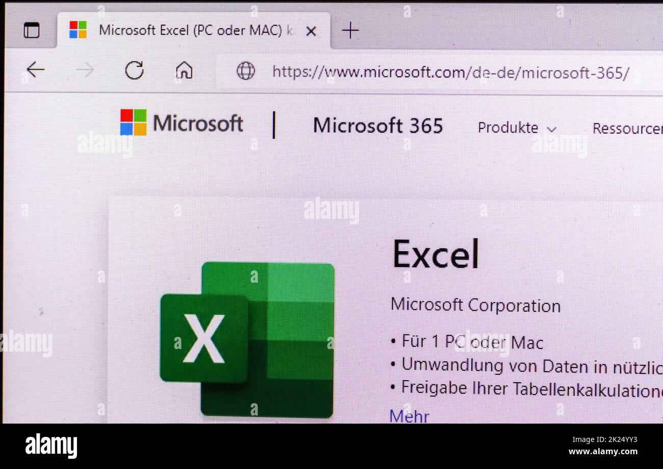 Microsoft excel hi-res stock photography and images - Alamy