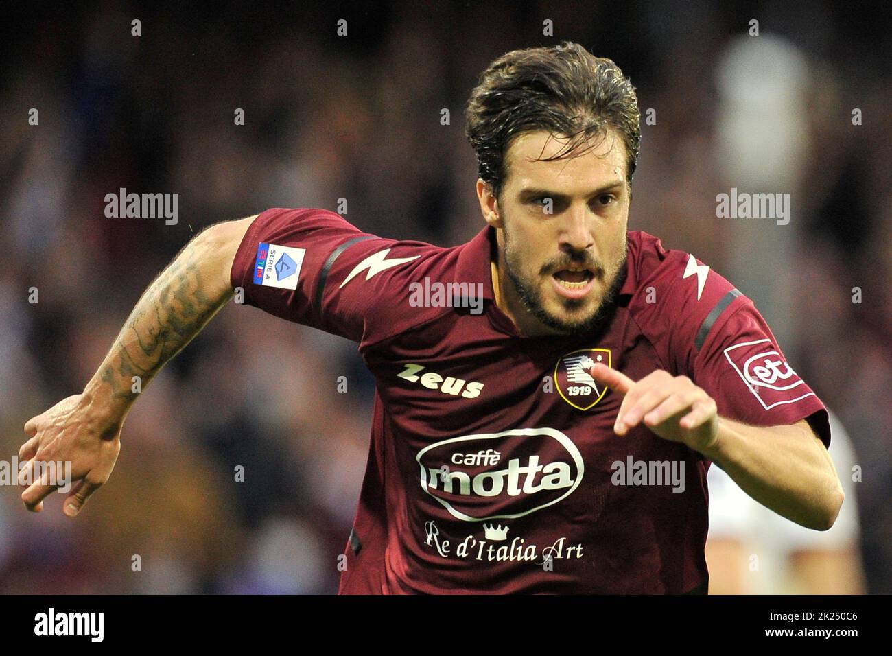 Simone Verdi player of Salernitana, during the match of the Italian ...